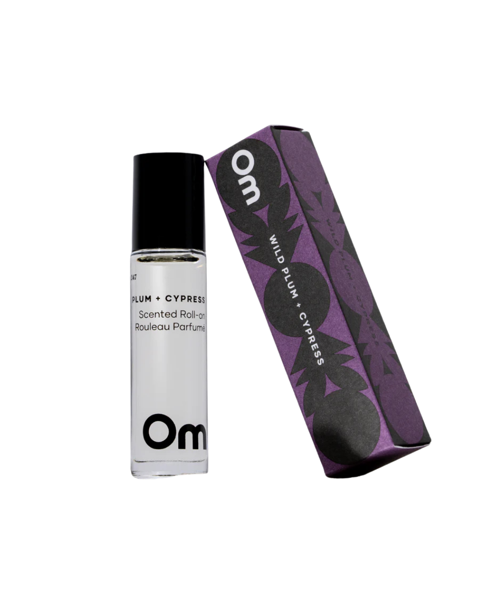 Wild Plum + Cypress Scented Roll On · 100% Organic - Om Organics ...