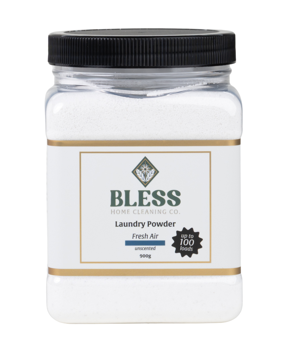 Laundry Detergent Powder - Fresh Air (Unscented) - BLESS Home Cleaning ...